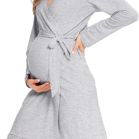Jewelry | Womens Maternity Nursing Robe Pregnancy Hospital ...